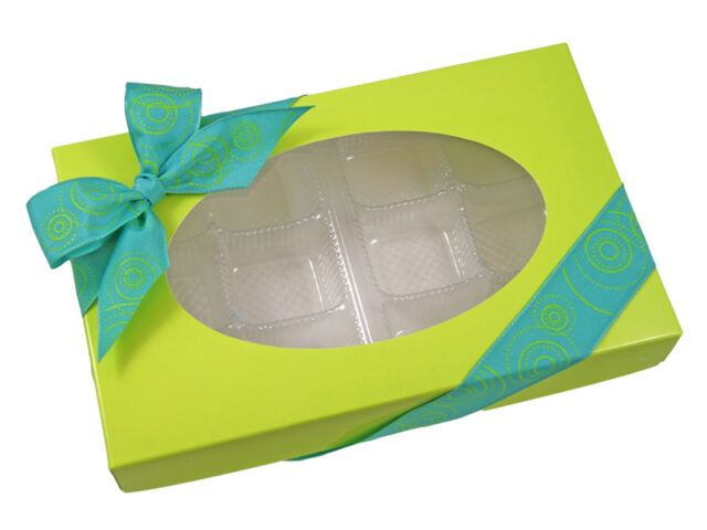 1/2lb Lime Green Rectangular | Chocolat-Chocolat Inc.