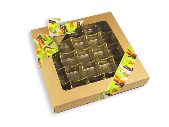 Kraft. 1 lb square box | Chocolat-Chocolat Inc.