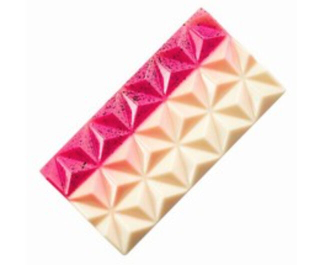 Bar Mold for chocolate - Geometric Texture | Chocolat-Chocolat Inc.