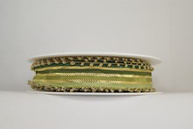 Green and Gold Ribbon | Chocolat-Chocolat Inc.