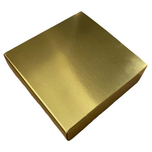 Cardboard Boxes, Metallic Gold (n°2) | Chocolat-Chocolat Inc.