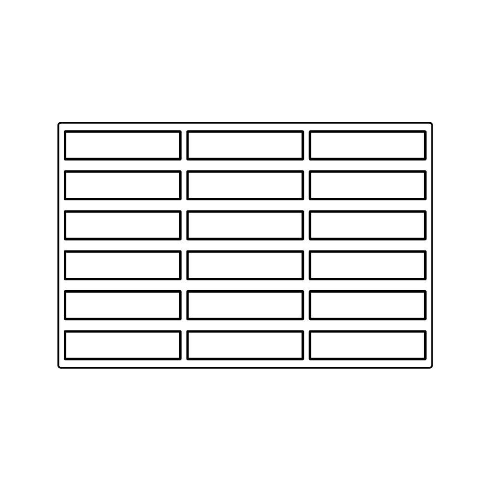 Silicone Mold, Chocoflex Rectangular | Chocolat-Chocolat Inc.