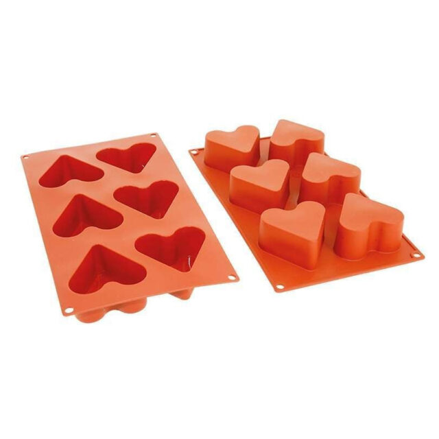 SILICONE HEART CAKE MOLD | Chocolat-Chocolat Inc.