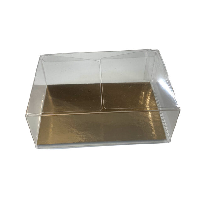 CRYSTAL BOX, gold log cake board | Chocolat-Chocolat Inc.