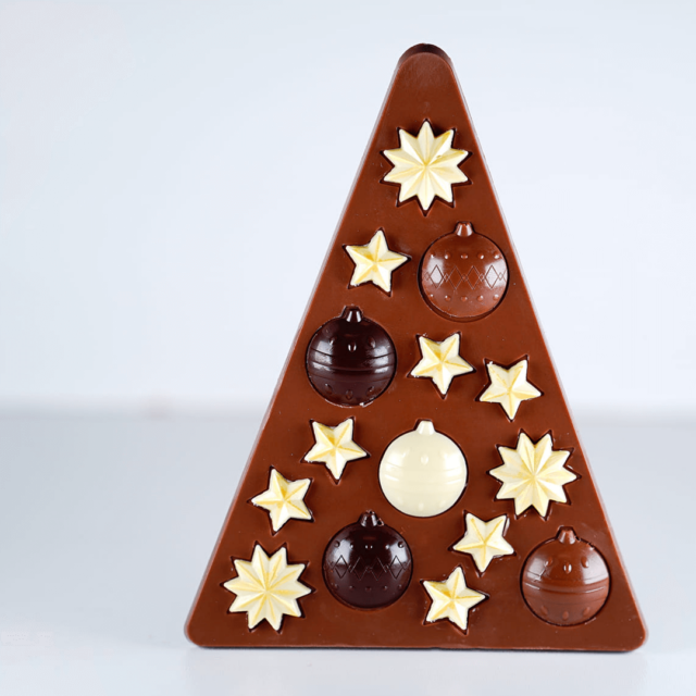 Chocolate Mold – Christmas Tree with Decorations | Chocolat-Chocolat Inc.