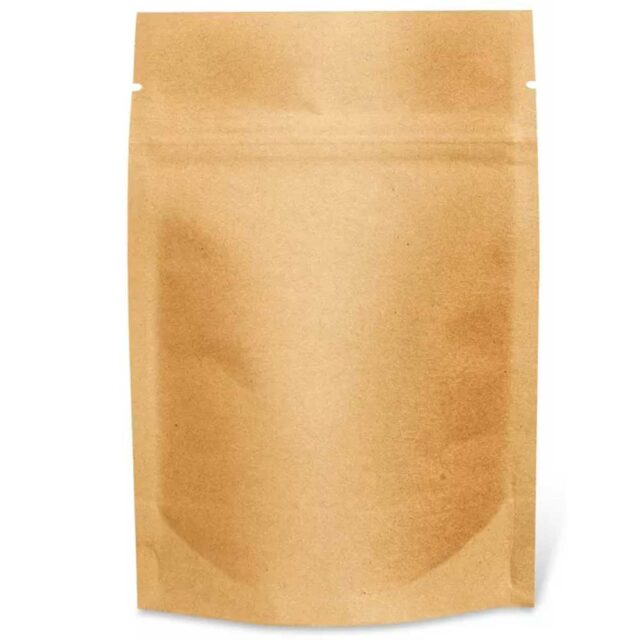 KRAFT PAPER BAG, PLASTICIZED INTERIOR | Chocolat-Chocolat Inc.