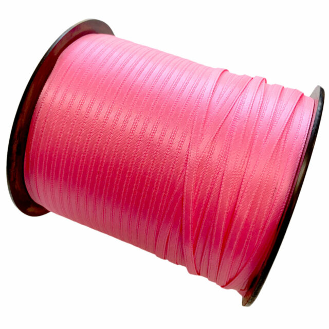 CANDY PINK LACE RIBBON (0.12in) | Chocolat-Chocolat Inc.