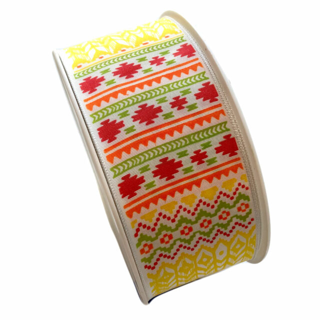 NAVAJO-INSPIRED RIBBON (1.6in) | Chocolat-Chocolat Inc.
