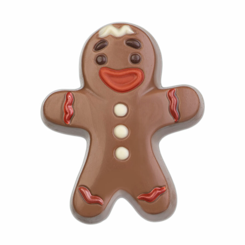 Polycarbonate Chocolate Mold - Gingerbread Man | Chocolat-Chocolat Inc.