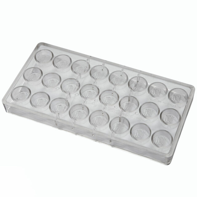 ROUND COCOA BEAN PRALINE CHOCOLATE MOLD | Chocolat-Chocolat Inc.