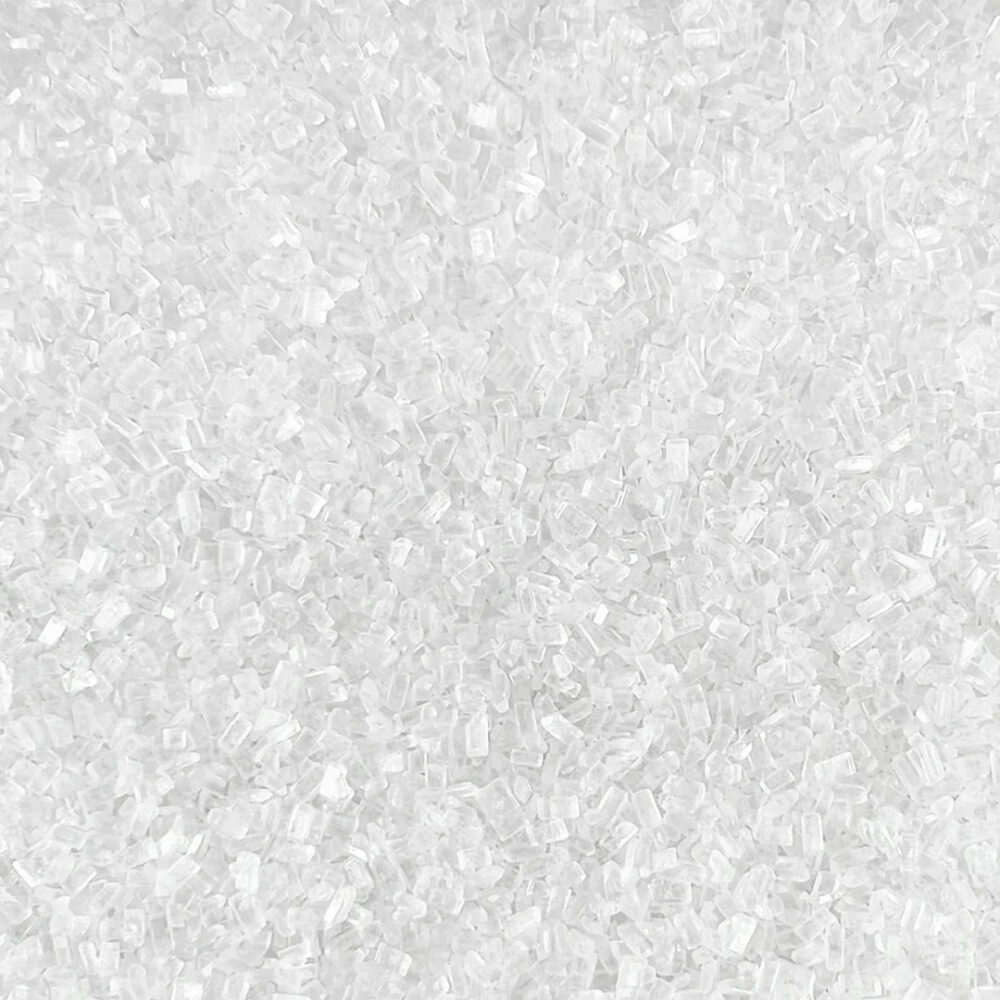 Decorative Sugar Crystals - White (500g) | Chocolat-Chocolat Inc.