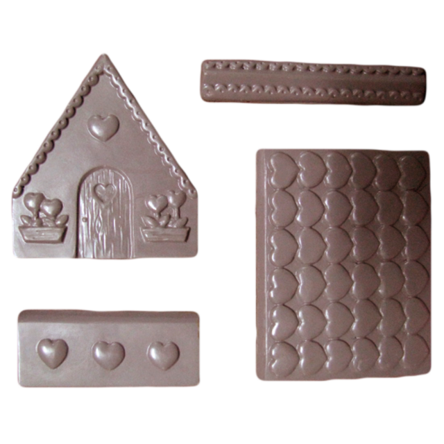 3D Chocolate Mold – House, Small Cottage | Chocolat-Chocolat Inc.
