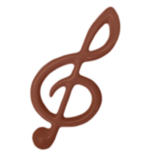 Chocolate Mold – Large Treble Clef | Chocolat-Chocolat Inc.