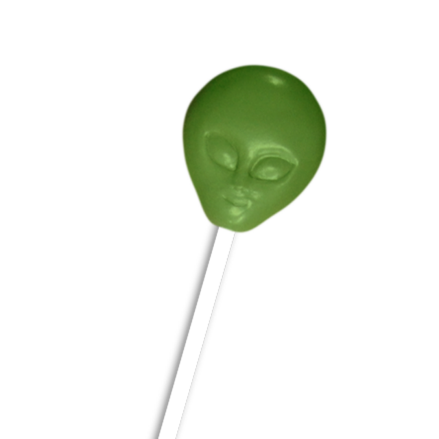 Lollipop Chocolate Mold – Alien Head | Chocolat-Chocolat Inc.