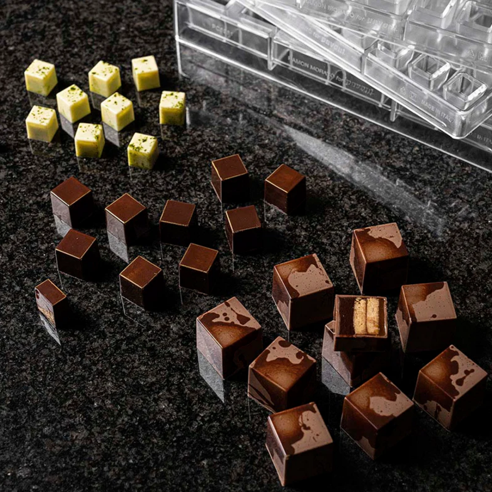 Moule à chocolat – CUBE, par Ramon Morató (20mm) | Chocolat-Chocolat Inc.