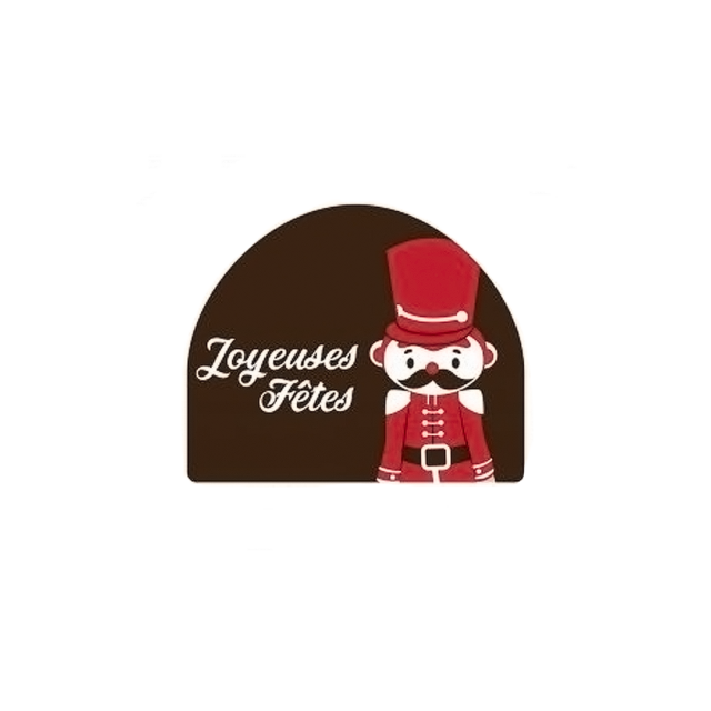 Blister Log end - NUTCRACKER | Chocolat-Chocolat Inc.