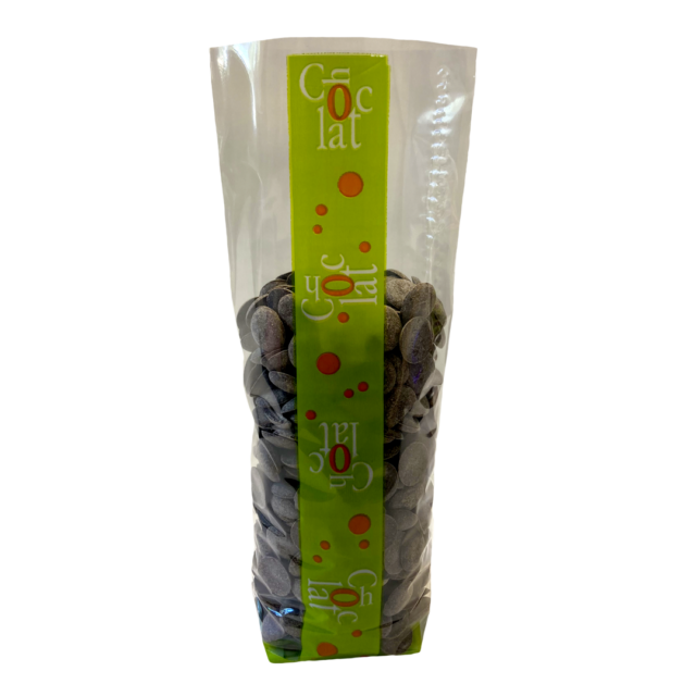 Cello Bag, "Chocolate" - Green and Orange (2S) | Chocolat-Chocolat Inc.