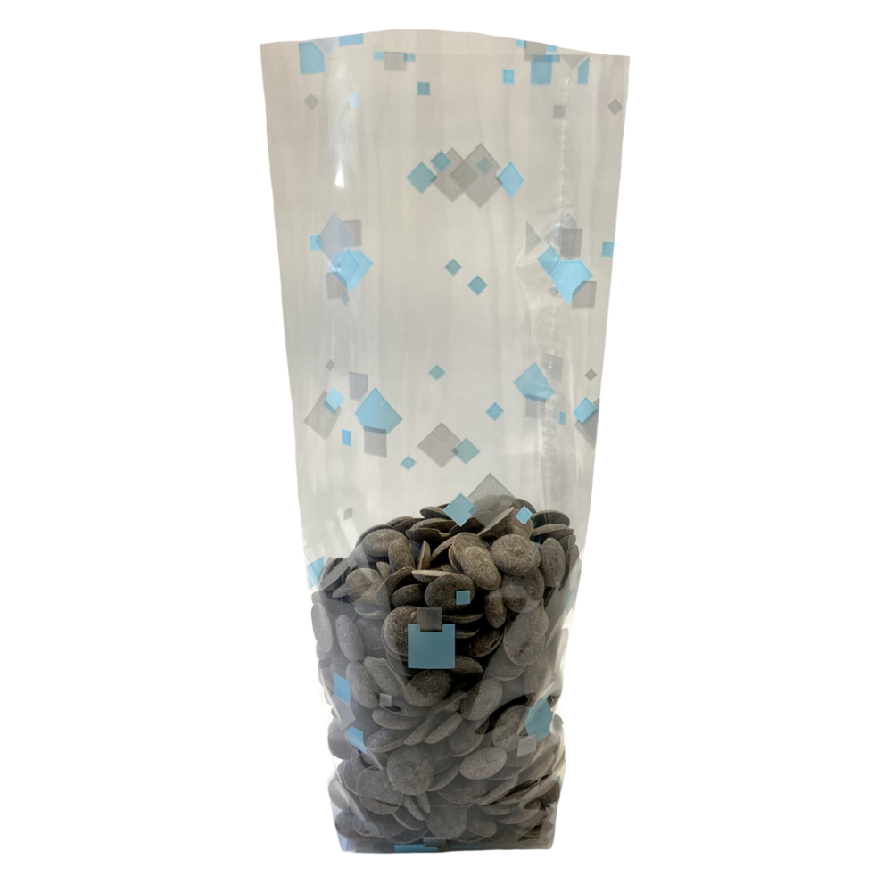 Sac cello, Origami Bleu (3S) | Chocolat-Chocolat Inc.