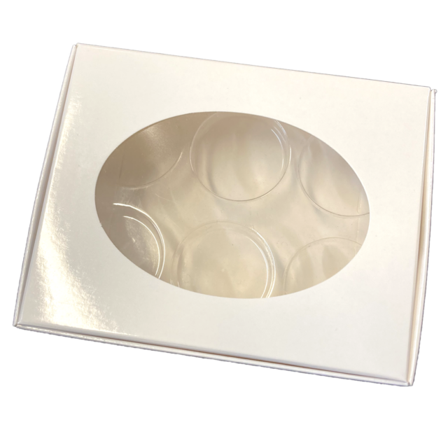 1/4Lb Rectangular Box Kit, White | Chocolat-Chocolat Inc.