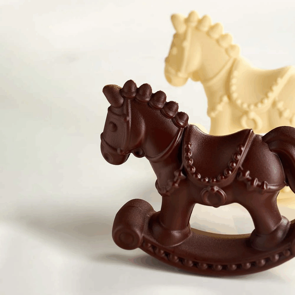 Thermoformed Chocolate Mold, Toy - Rocking Horse | Chocolat-Chocolat Inc.