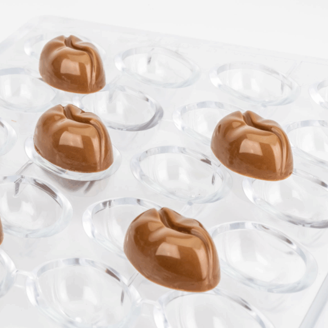 Chocolate mold, praline - Grain de Café | Chocolat-Chocolat Inc.