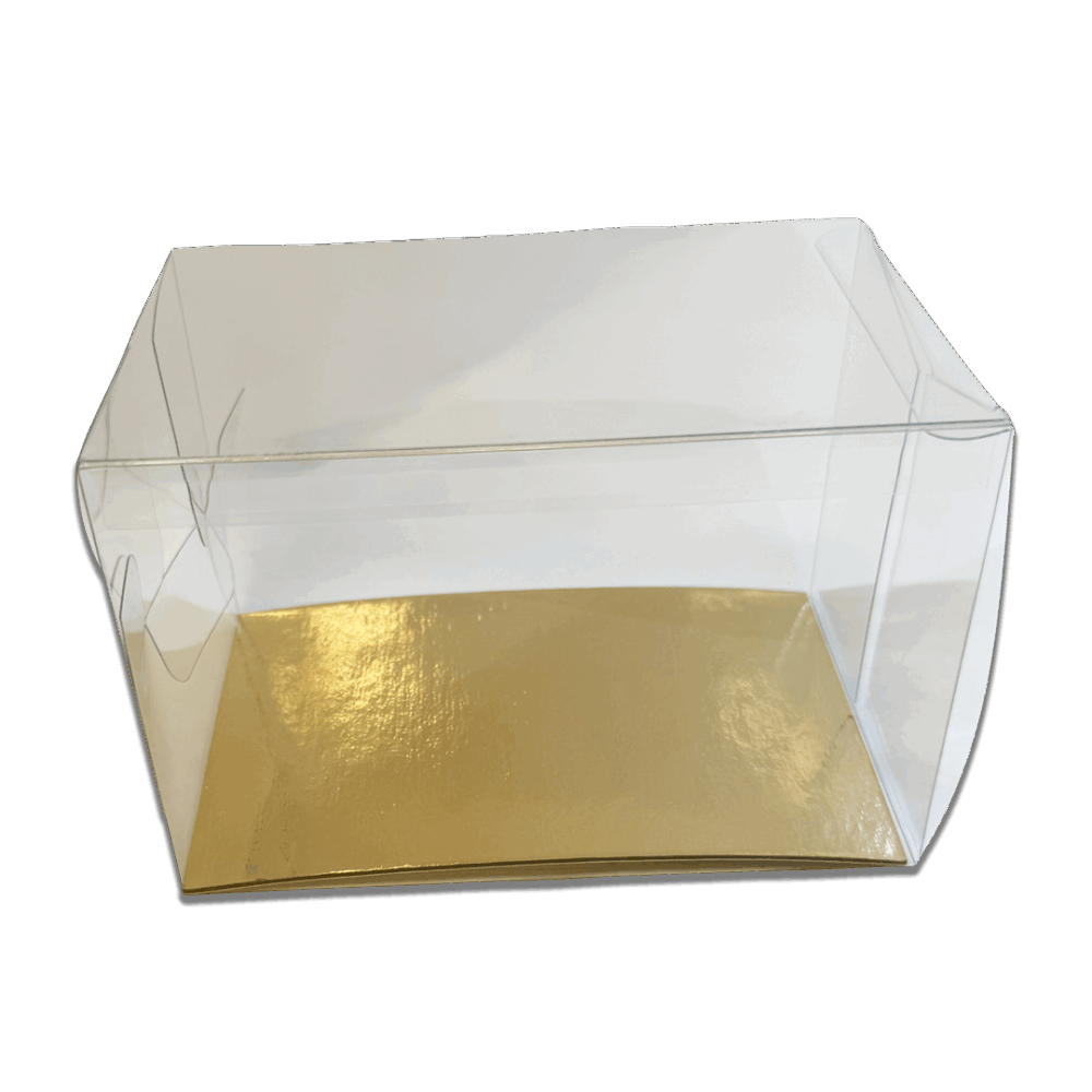 CRYSTAL BOX, Gold Log Cake Board | Chocolat-Chocolat Inc.