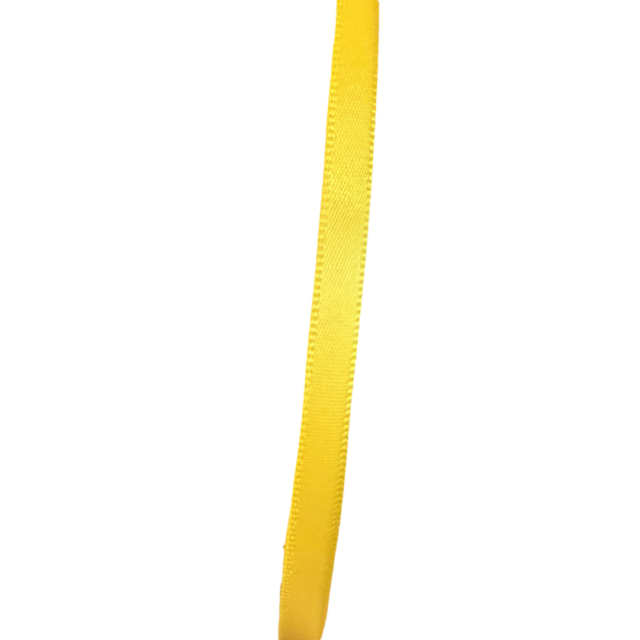 Satin Ribbon – Yellow (0.25in) | Chocolat-Chocolat Inc.