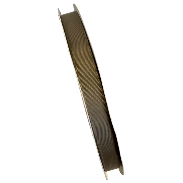 Ruban grosgrain Brun (16 mm) | Chocolat-Chocolat Inc.